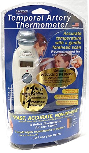 Buy NEW !! Exergen Temporal Scan Forehead Artery Baby Thermometer Tat ...