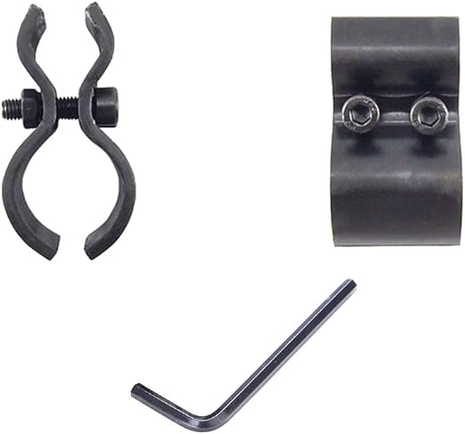 Mike Home Shelf Pole Connector Double Port Pipe Clamps Clips - Black 2 ...