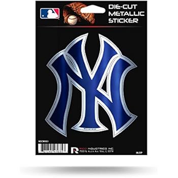 Amazon.com: NEW YORK YANKEES LOGO MLB WHITE DECAL VINYL STICKER: Automotive