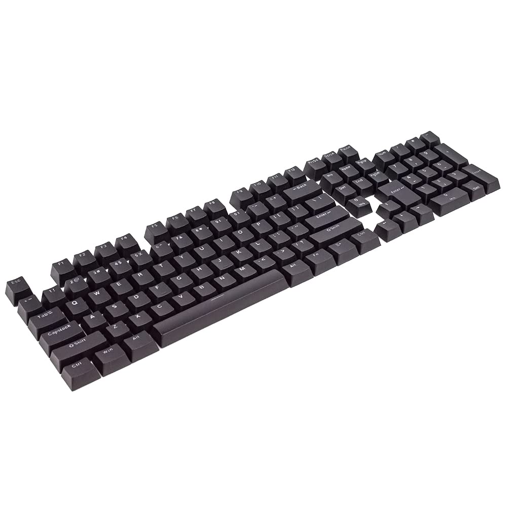 Mechanical Keyboard Keycaps, 104-Key ABS Key Caps (Black) for sale ...