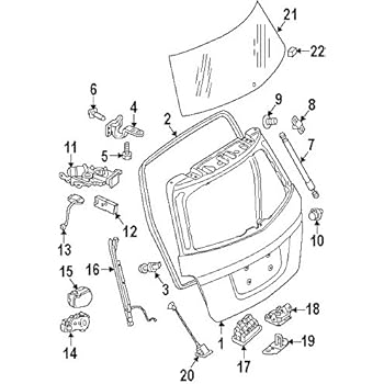 Amazon.com: Mercedes-Benz 166 890 01 00, Tailgate Pull Down Motor ...