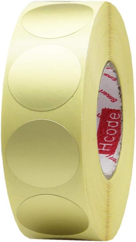 Hcode 1 Inch Color Coding Label Garage Sale Stickers Blank Yard Sale ...