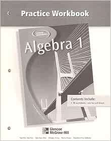 Algebra 1, Practice Workbook: McGraw-Hill: 9780078277481: Amazon.com: Books