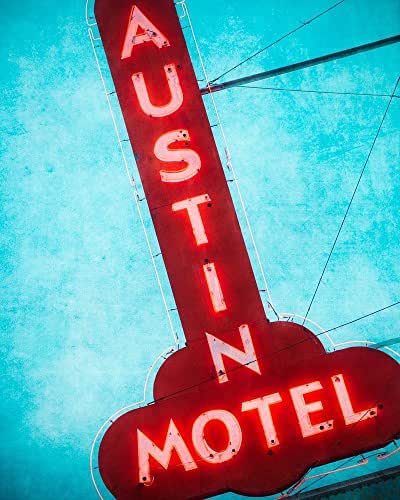 Amazon.com: Austin Texas Neon Sign Photography Print : Handmade Products