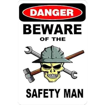 Pair - Bad Ass Safety Man Hard Hat Stickers / Helmet Decals Labels ...
