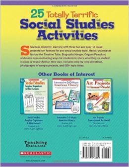 Amazon.com: 25 Totally Terrific Social Studies Activities: Step-by-Step ...