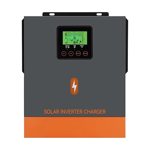 PowMr 1000W Solar Inverter 12V DC to 220-230V AC, Pure Sine Wave Hybrid ...