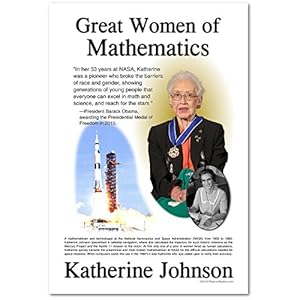 Amazon.com: Great Women of Mathematics Poster: Katherine Johnson ...