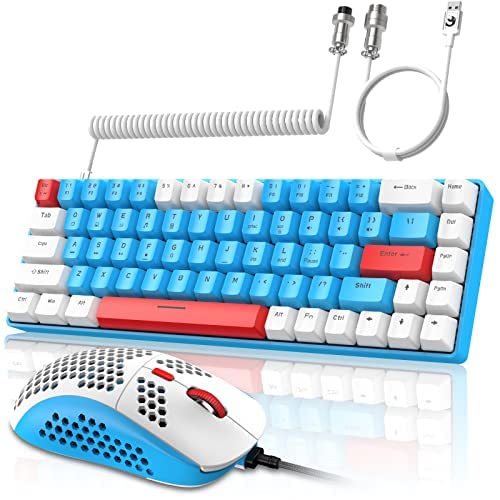 ZIYOU LANG RK-T8PR0 Wired 65% Mechanical Gaming Keyboard and Mouse ...