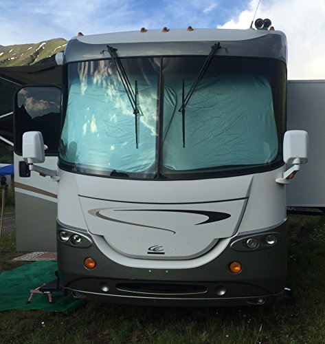 RV Motorhome Collapsible Sunshade Class A LARGEST MADE -(2 panel shade ...