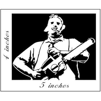 Amazon.com: 53V3NH Leatherface Texas Chainsaw Stickers Cut Vinyl Decal ...