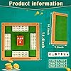 20mm Mini Travel Mahjong Set with Majiang Table Travel Board Game ...