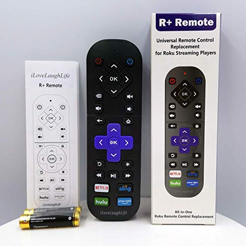 R+ Upgrade Replacement Universal Remote for Roku Streaming Media ...