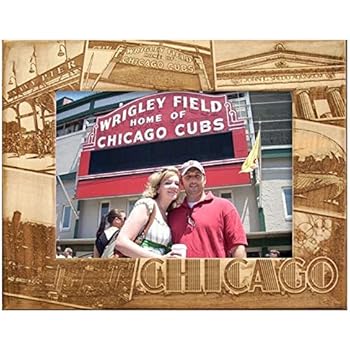 Amazon.com - Chicago Skyline Glass Picture Frame for 4 in. x 6 in. Photo