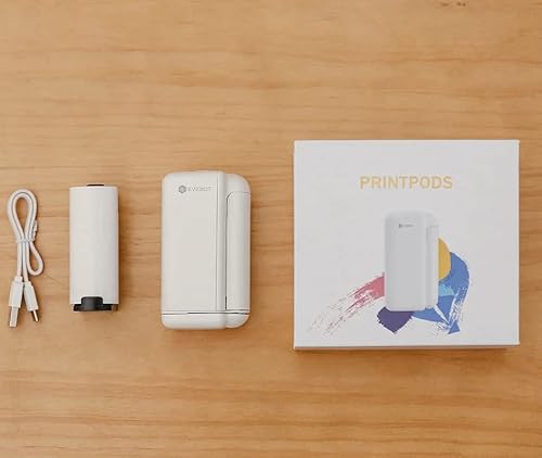 EVEBOT Printpods Handheld Printer DIY Inkjet Pen Tattoo Device Mini Small Portable Clothing ...