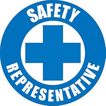 Safety Representative Hard Hat Labels Helmet Vinyl Stickers Decals ...