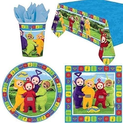 Teletubbies Party Tableware Pack for 8: Amazon.co.uk: Toys & Games