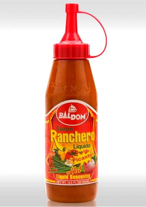 Amazon.com : Dominican Liquid Hot Sauce Spicy Seasoning Ranchero Sazon ...
