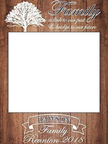 Amazon.com: Wood Frame Prop Design, Reunion Party, Family Reunion Party ...