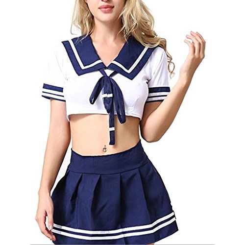 Buy Yuelie Uniform Temptation, Wmoen Sexy Appeal Suit Pure Student ...