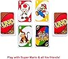 Mattel Games UNO Super Mario Card Game Animated Character Themed ...