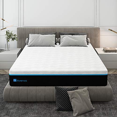 Queen Memory Foam Mattress, Avenco 12 Inch Mattress Queen Size Mattress ...