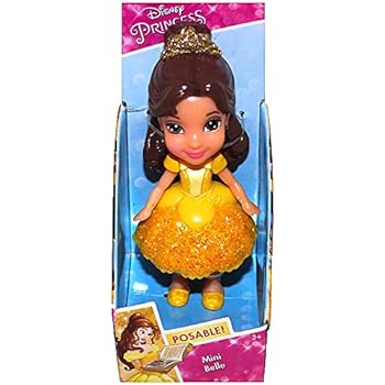Amazon.com: Jakks Pacific Disney Princess Belle Poseable Sparkle ...