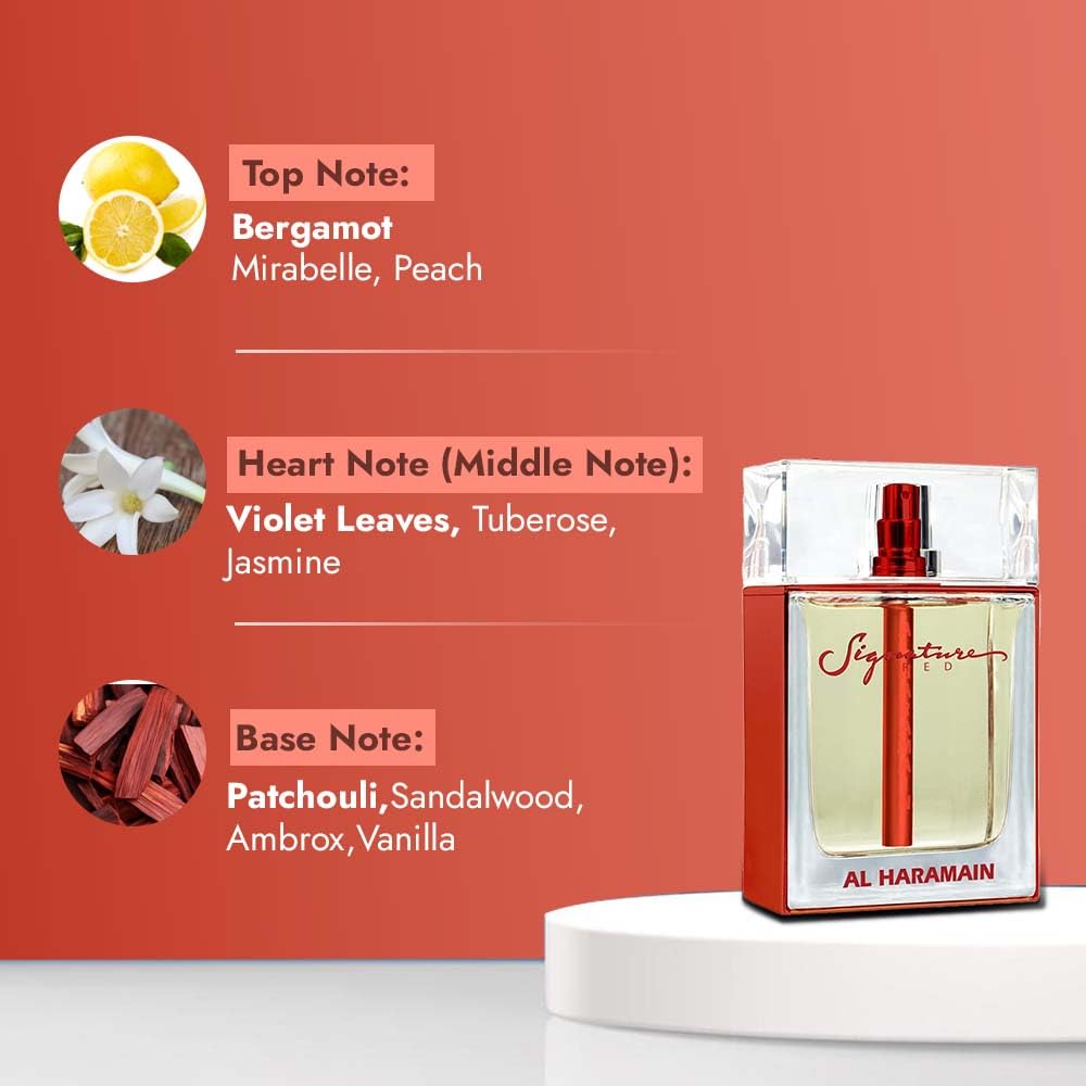 Al Haramain Signature Red - Luxury Arabian Perfume For Women - Chypre ...