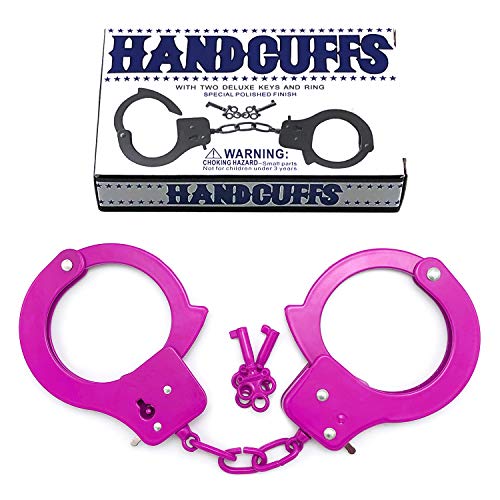SYOSIN Toy Metal Handcuffs with Keys Police Role Play Party Supplies ...