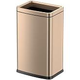 Amazon.com: Alpine Stainless Steel Open Top Trash Can 10.5 Gallon - 40L ...