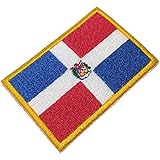 Amazon.com: Dominican Republic Flag Embroidered Patch Caribbean Iron-On ...