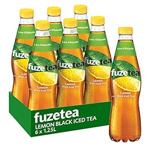 Fuze Lemon Black Iced Tea Bottle, 6 x 1.25 l: Amazon.com.au: Grocery ...