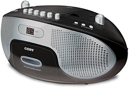 Amazon.com: Coby CXCD244 Radio/CD/Cassette Player/Recorder Boombox ...