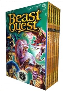 Beast Quest Pack: Series 4, 6 books, RRP £29.94 (Blaze The Ice Dragon ...
