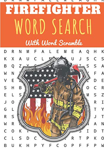 Firefighter Word Search: 60 puzzles | Challenging Puzzle Book For ...