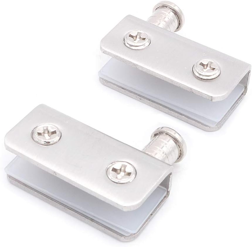 Set of 2 NUZAMAS Cabinet Door Pivot Hinges Set Upper and Lower ...