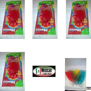 Amazon.com : 7x10 Slaps Cachepigui (Cachetadas) Tropical Fruit Lollipop ...
