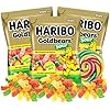 Haribo Goldbears Sour Gummi Candies, Fruit Flavored Gummy Bears ...
