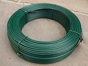 Straining Line Fencing Wire 2.5mm x 100mm PVC Coated Steel Cable ...