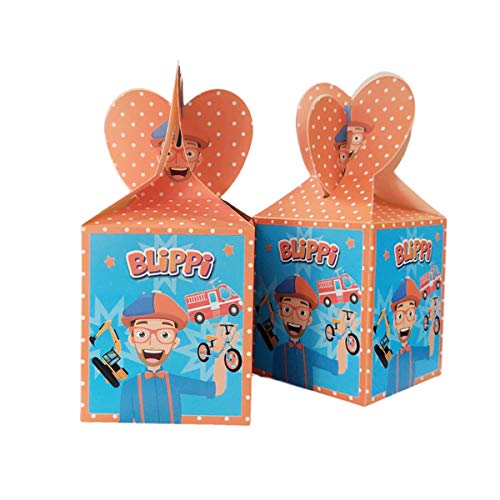 12 pcs BLippi candy gift boxes, BLippi themed party supplies, children ...