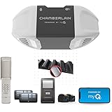 Chamberlain Wd832Kev Garage Door Opener, ½ Hp, Ultra-Quiet Belt Drive ...