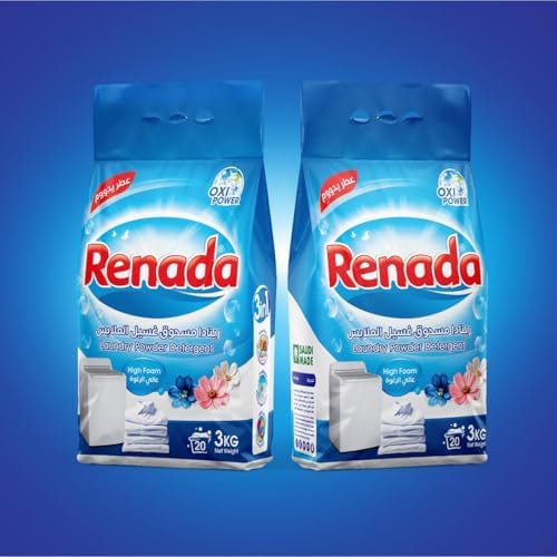 سعر RENADA POWDER DETERGENT 3KG - HIGH FOUM فى السعودية | بواسطة امازون ...