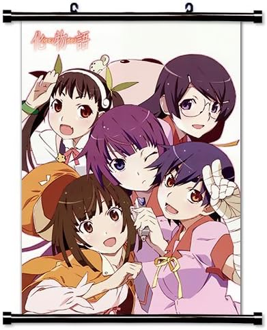 Amazon.com: Bakemonogatari Anime Fabric Wall Scroll Poster (16x23 ...