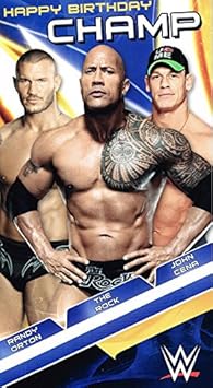 Amazon.com: Wwe happy birthday champ birthday card: Health & Personal Care