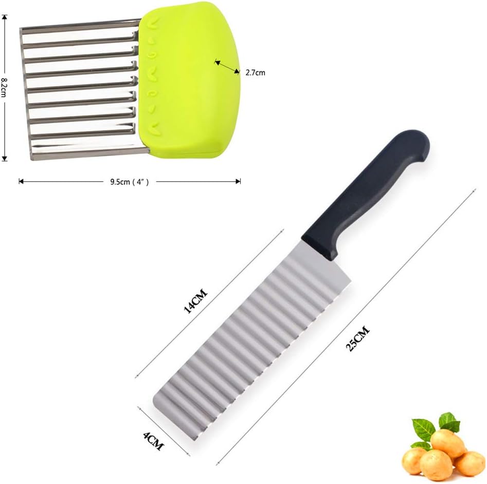 Stainless Steel Serrated Cutter, Potato Crinkle Cutter,French Fries ...