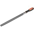 uxcell Double Cut Grade High Carbon Hardened Steel Half Round File with ...