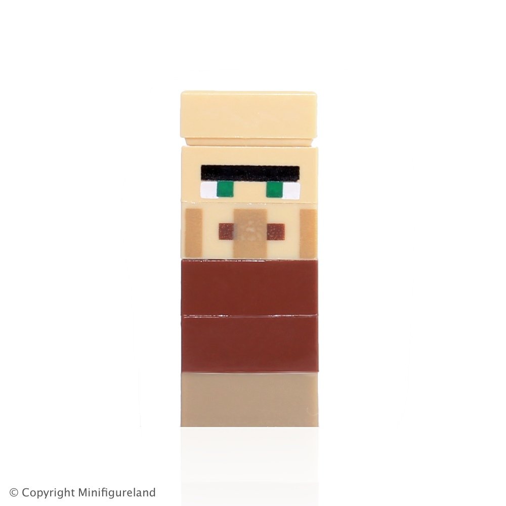 Amazon.com: LEGO Minifigure / Micromob - Minecraft Villager: Toys & Games