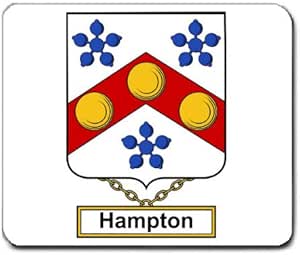 Amazon.com: Hampton Family Crest Coat of Arms Mouse Pad : Office Products