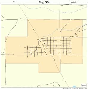 Amazon.com: Large Street & Road Map of Roy, New Mexico NM - Printed ...
