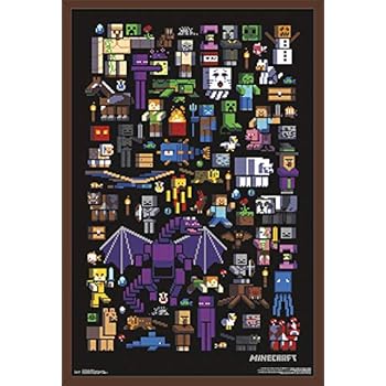 Amazon.com: Trends International Minecraft - Mobbery Wall Poster, 22. ...